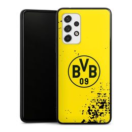 DeinDesign Galaxy A53 5G Handy Silikon H&uuml;lle Case schwarz Handyh&uuml;lle Borussia Dortmund Borusse Official Licensed Product