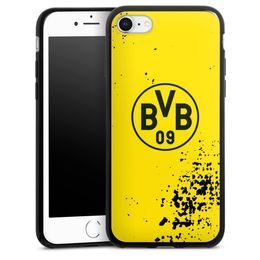 DeinDesign iPhone SE (2020) Handy Slim Case extra d&uuml;nn Silikon Handyh&uuml;lle schwarz H&uuml;lle Borussia Dortmund Borusse Official Licensed Product Silikon Slim Case