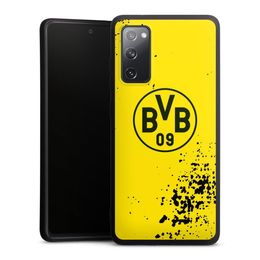 DeinDesign Galaxy S20 FE 5G Handy Premium Silikon H&uuml;lle Handyh&uuml;lle schwarz Case Borussia Dortmund Borusse Official Licensed Product Silikon Premium Case