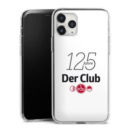 DeinDesign iPhone 11 Pro Max Handy Silikon H&uuml;lle Case transparent Handyh&uuml;lle 1. Fcn 1. Fc N&uuml;rnberg 125 Jahre Silikon Case