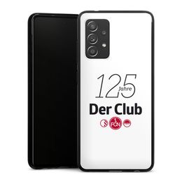 DeinDesign Galaxy A52s 5G Handy Silikon H&uuml;lle Case schwarz Handyh&uuml;lle 1. Fc N&uuml;rnberg 125 Jahre 1. Fcn