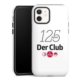 DeinDesign iPhone 12 mini Handy Panzer Handyh&uuml;lle robuste Outdoor H&uuml;lle Schutzh&uuml;lle gl&auml;nzend 1. Fcn 1. Fc N&uuml;rnberg 125 Jahre Tough Case