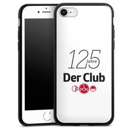 DeinDesign iPhone SE (2022) Handy Slim Case extra d&uuml;nn Silikon Handyh&uuml;lle schwarz H&uuml;lle 1. Fcn 1. Fc N&uuml;rnberg 125 Jahre Silikon Slim Case