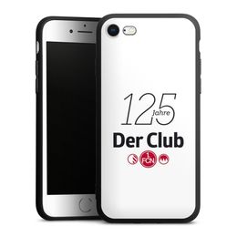DeinDesign iPhone SE (2020) Handy Premium Silikon H&uuml;lle Handyh&uuml;lle schwarz Case 1. Fcn 1. Fc N&uuml;rnberg 125 Jahre Silikon Premium Case