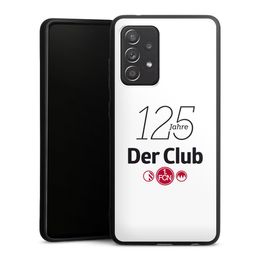 DeinDesign Galaxy A52s 5G Handy Premium Silikon H&uuml;lle Handyh&uuml;lle schwarz Case 1. Fc N&uuml;rnberg 125 Jahre 1. Fcn Silikon Premium Case