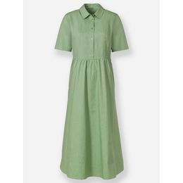 WITT Damen Sommerkleid mit Taillenbetonung, eucalyptus, Gr&ouml;&szlig;e 36