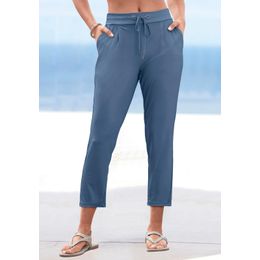 Lascana Damen Schlupfhose, dunkelblau, Größe 40