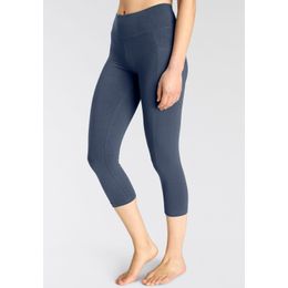 Vivance Damen Caprileggings, blau, Gr&ouml;&szlig;e 40/42