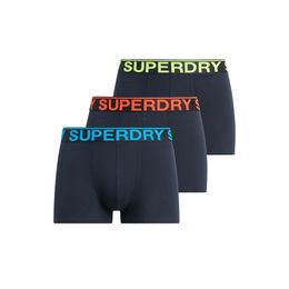 Superdry & Co Boxer shorts male size S Night blue / Aqua / Light green / Orange red
