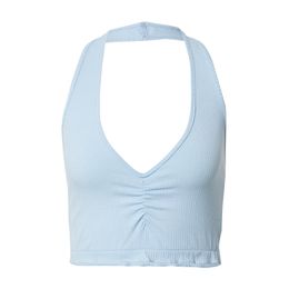 ABOUT YOU X Laura Giurcanu Top 'Freya' Damen Gr&ouml;&szlig;e XS hellblau