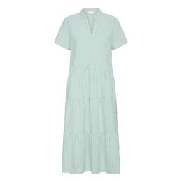 Saint Tropez Kleid 'Elmiko' Damen Gr&ouml;&szlig;e 40 hellgr&uuml;n / wei&szlig; Sommerkleid