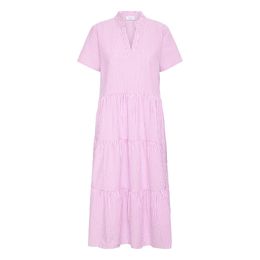 Saint Tropez Kleid 'Elmiko' Damen Gr&ouml;&szlig;e 40 hellpink / wei&szlig; Sommerkleid