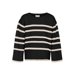 Vero Moda Girl Pullover 'VMSABA' M&auml;dchen Gr&ouml;&szlig;e 146/152 ecru / schwarz