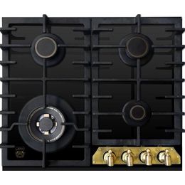 Kaiser KCG 6335 Em Gaskochfeld 60cm Autark Kochfeld 3,8 kW WOK Gas auf Schwarzem Glas