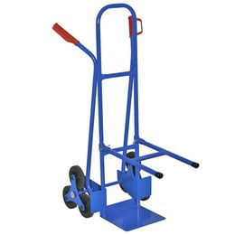 Stuhl-Treppenkarre/Stuhlkarre, Tragkraft 175 kg, Stahlrohr kunststoffbeschichtet, BxTxH 520 x 820 x 1300 mm
