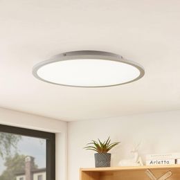LINDBY LED-Deckenlampe Narima, 4.000 K, Ø 50 cm, silber