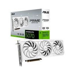 ASUS GeForce RTX 5070 PRIME OC WHITE, Grafikkarte wei&szlig;, DLSS 4, 3x DisplayPort, 2x HDMI 2.1