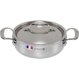 de Buyer Affinity Bratentopf niederer mit Deckel 20 cm