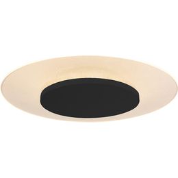 Steinhauer - deckenleuchte - Lido - schwarz - kunststoff metall - Ø 36cm - LED - 7798ZW