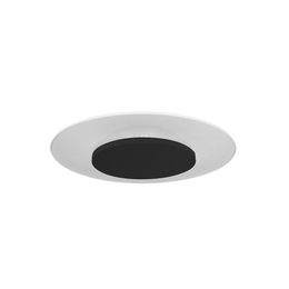 Steinhauer - deckenleuchte - Lido - schwarz - kunststoff metall - Ø 28cm - LED - 7797ZW