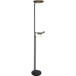 Steinhauer - stehlampe - Turound - schwarz - glas metall - designlampe - LED - 2663ZW