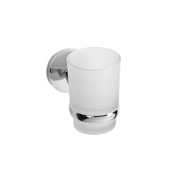 Brillantbad BALFA Glashalter mit Glas Zink Chrom poliert f&uuml;r Bad & K&uuml;che >> zum Bohren