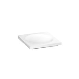 Brillantbad MAXIMA Seifenablage Polyresin Wei&szlig; 95x15x95 mm f&uuml;r Bad & K&uuml;che >> Freistehend anwendbar