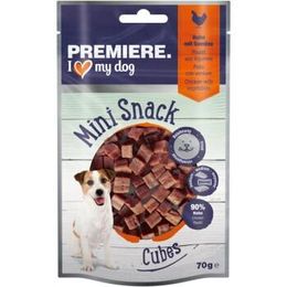 Premiere Mini Cubes Huhn mit Karotte & Spinat 10x70g