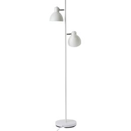 Stehlampe Stehleuchte Standleuchte standlampe Bodenlampe Leseleuchte Innenbeleuchtung Skagen 2 Schirme weiß