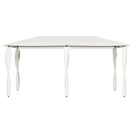 vidaXL Pavillon mit Pfostenverkleidung 2,98x5,3x2,59 m Creme 160 g/m²