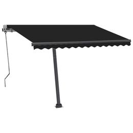 vidaXL Automatische Markise mit LED & Windsensor 300x250 cm Anthrazit