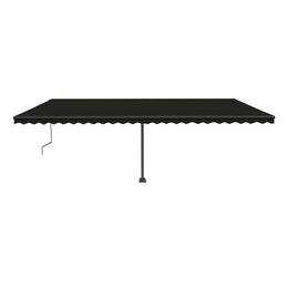 vidaXL Standmarkise Automatisch 600x300 cm Anthrazit