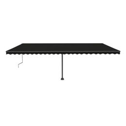vidaXL Automatische Markise mit LED & Windsensor 600x300 cm Anthrazit
