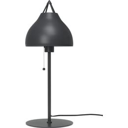 Tischlampe, Tischleuchte, Nachttischlampe, Schreibtischlampe, LED Leselampe, Pyra grau