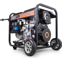 DeTec. Diesel Notstromaggregat | Outdoor Dieselgenerator | Stromerzeuger mit 5 kW 230 V