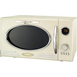 Melissa 16330128 - Elektronischer Mikrowelle mit Grill, 23L, 800 W, cremefarbe