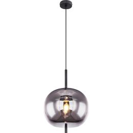 Industrial LED Rauchglas Kugellampe, Esszimmerleuchten für über Esstisch hängend