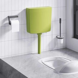 Spülkasten Wasserzulauf Unten 3/6 L Olivgrün
