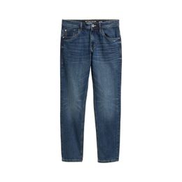 Tom Tailor Herren TTJOSH REGULAR SLIM Jeans mit Stretch, blau, Uni, Gr. 34/32