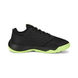 Puma Accelerate Turbo II Handballschuhe Kinder schwarz neongelb 34