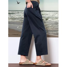 DAY.LIKE - Wide Fit-7/8-Hose, blau, Gr. 36 / S - Baumwolle