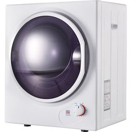Wäschetrockner Ablufttrockner Wäschetrockner Trommelwaschtrockner 850w / 2,5 kg/Weiß / 50 x 42 x 59 cm, Kann an der Wand montiert freistehend/hängend