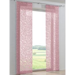 HEINE HOME Witt Schiebevorhang, mauve, Größe 225x57 cm
