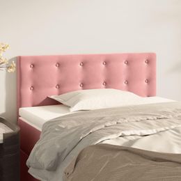 vidaXL Kopfteil Rosa 80x5x78/88 cm Samt