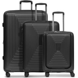 Redolz Essentials 14 4 Rollen Kofferset 3-teilig mit Dehnfalte
