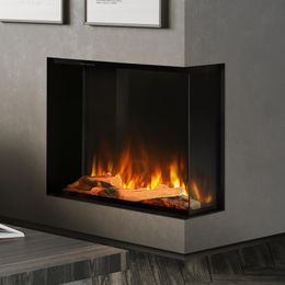 Noble Flame ELLASON [Elektrokamin Wandeinbau]: 610 - smoky light / helles Rauchquarz
