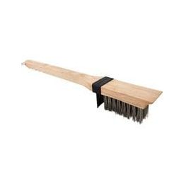 Broil King Holz Reinigungsb&uuml;rste, extra lange Borsten, Grill-Reinigungsb&uuml;rste holz/edelstahl, integrierter Spritzschutz