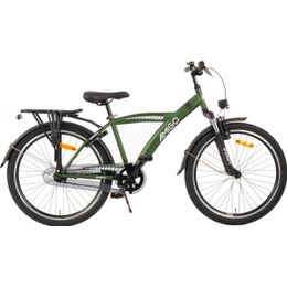 AMIGO Kinderfahrräder Jungen Roady 24 Zoll 38,5 cm Jungen Rücktrittbremse Grün