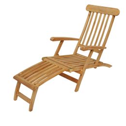 Liegestuhl aus Teakholz LOMBOK