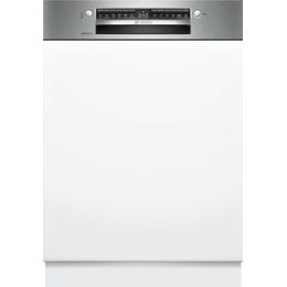 Bosch FullHouse Serie 4 SMI4HBS19E Teilintegrierter Geschirrspüler, Höhe 81,5 cm, Breite 60 cm, Edelstahl